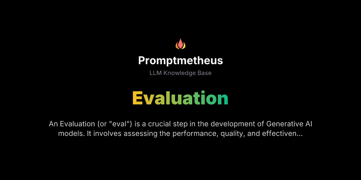 Evaluation | LLM Knowledge Base
