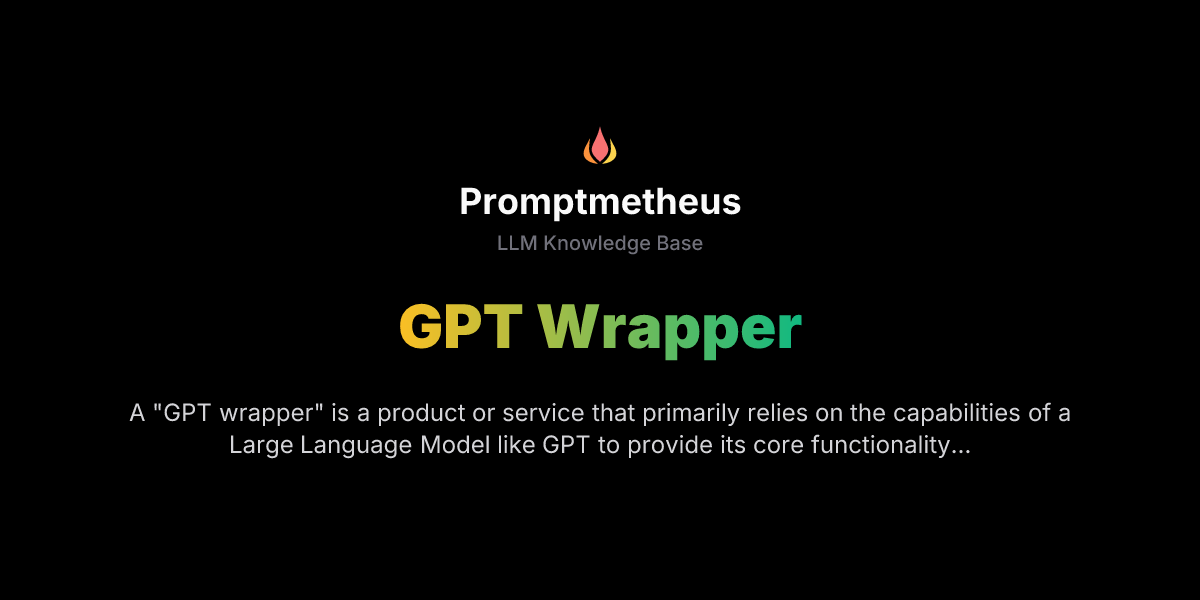 GPT Wrapper | LLM Knowledge Base