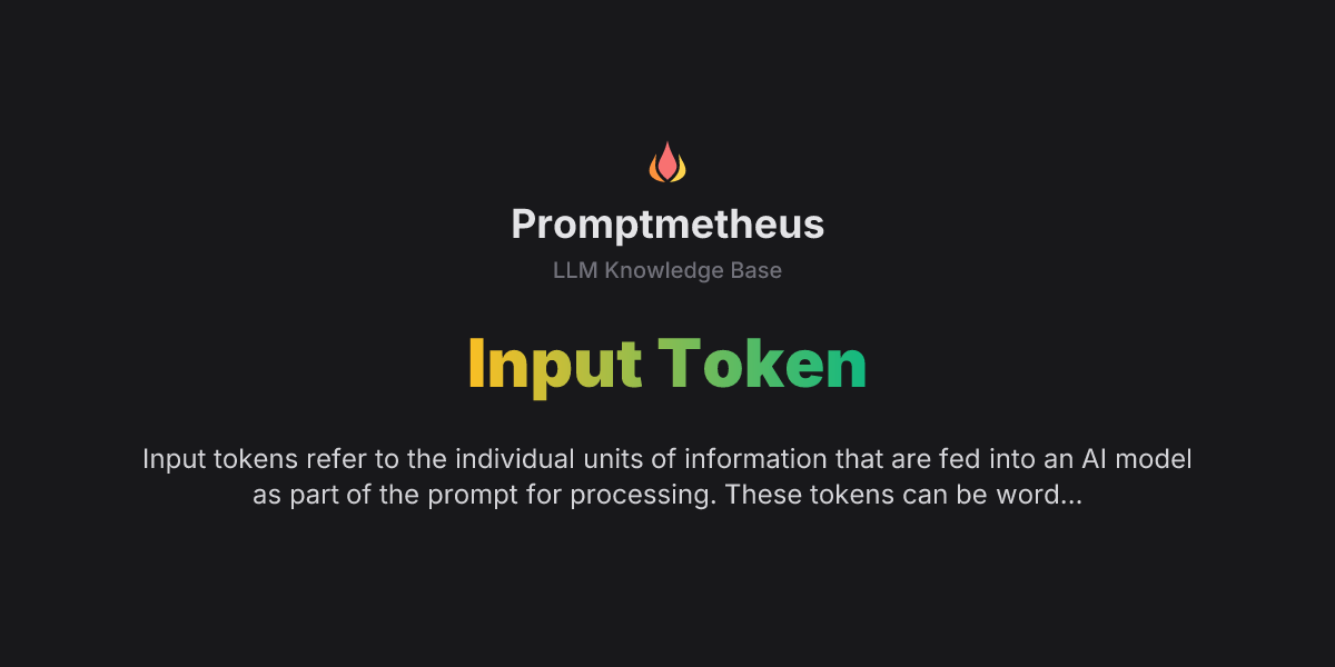 Input Token | LLM Knowledge Base Input Token | LLM Knowledge Base