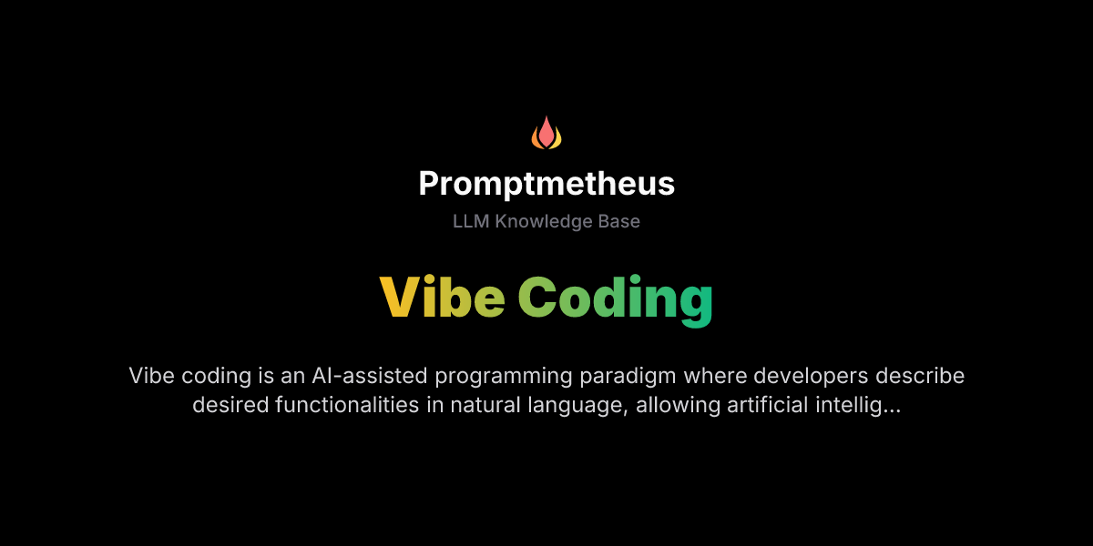 Vibe Coding | LLM Knowledge Base